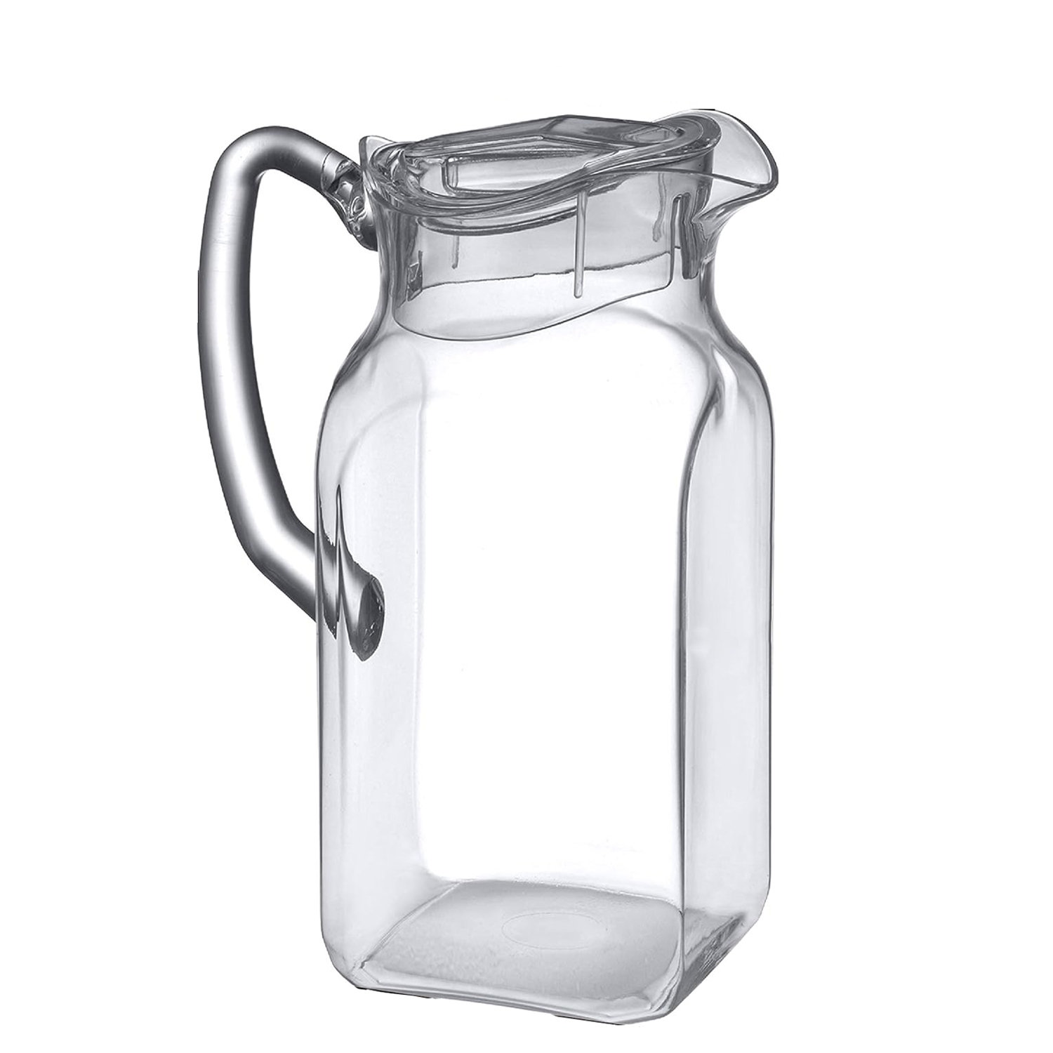 Orren Ellis Acrylic Pitcher (64 oz), Clear Plastic Water Pitcher with ...