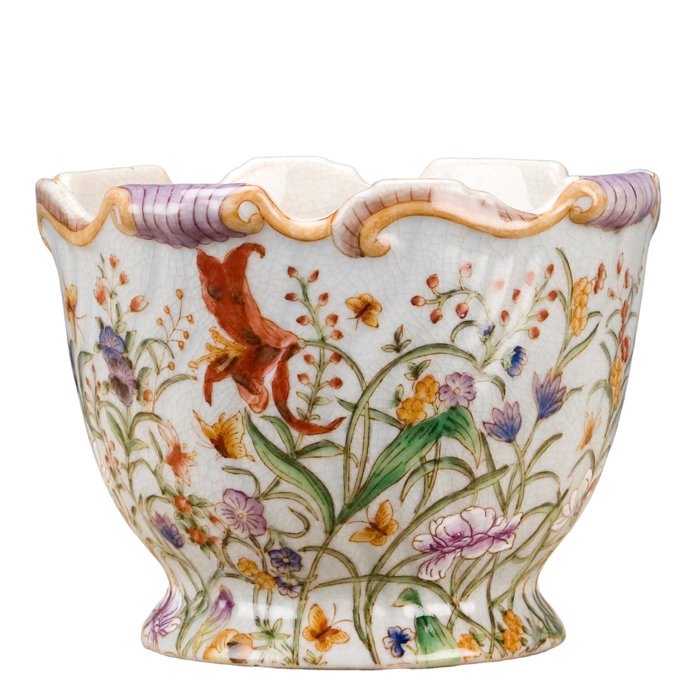 Danny's Fine Porcelain Gloria Handmade Ceramic Planter | Perigold