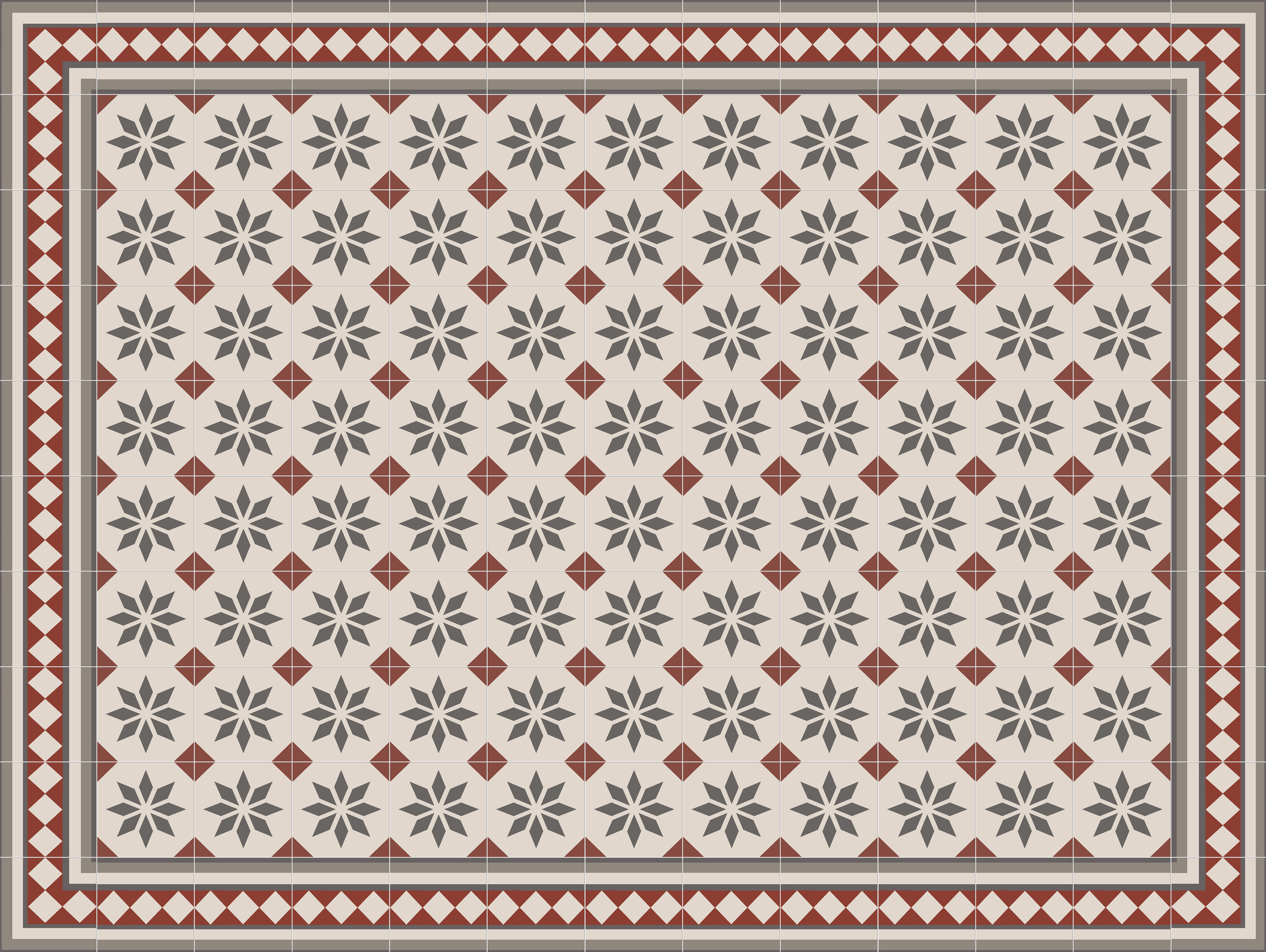 Rosalind Wheeler Endi Vinyl Machine Printed Area Rug | Wayfair.ie