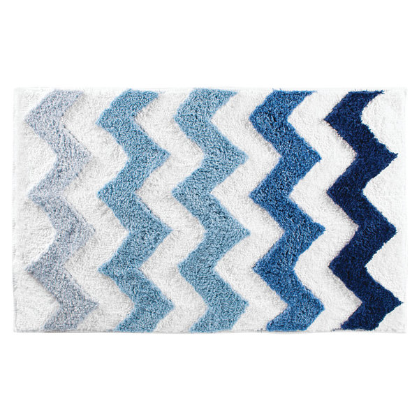 iDesign Chevron Bath Rug & Reviews - Wayfair Canada