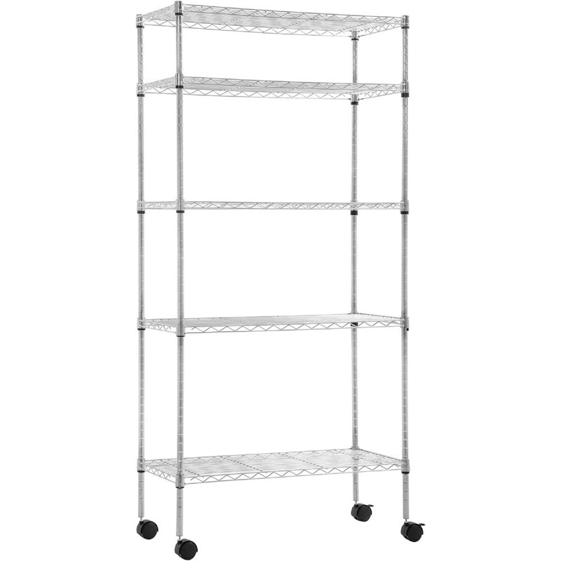 Rebrilliant Konnor 30'' W Steel Height -Adjustable Shelving Unit with ...