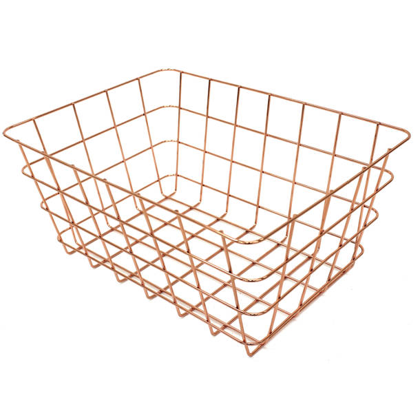 Gracie Oaks Rectangle Wire Basket & Reviews - Wayfair Canada