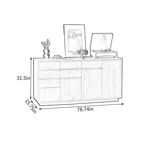 DineElegance.r 78.74'' Sideboard | Wayfair