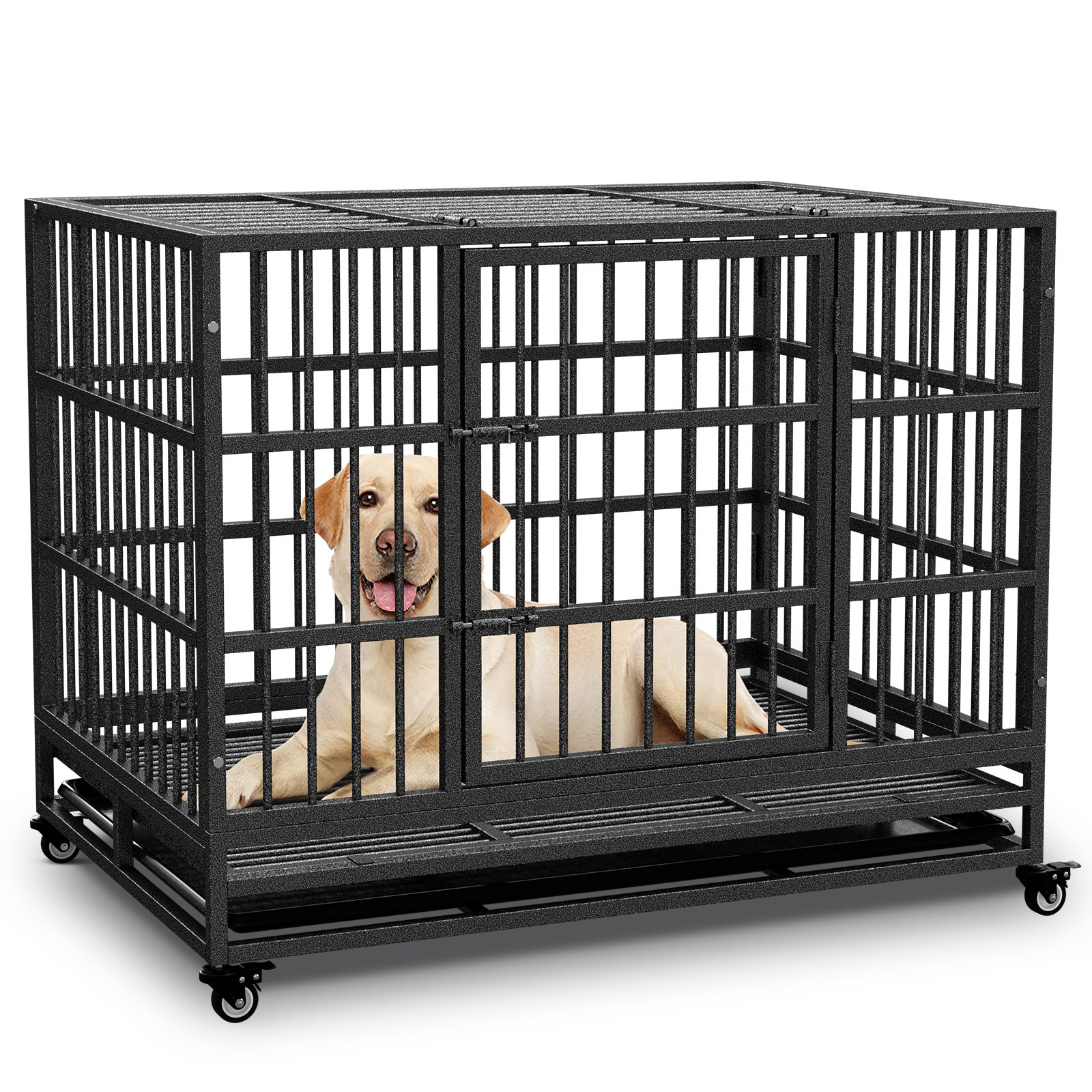 Archie & Oscar™ Dog Crate With Removable Tray, Dog Cage Kennel For ...