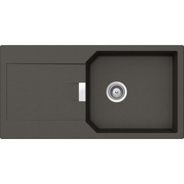 SCHOCK Compact Kitchen Sink 100 X 51 Cm Manhattan D-100L Onyx ...