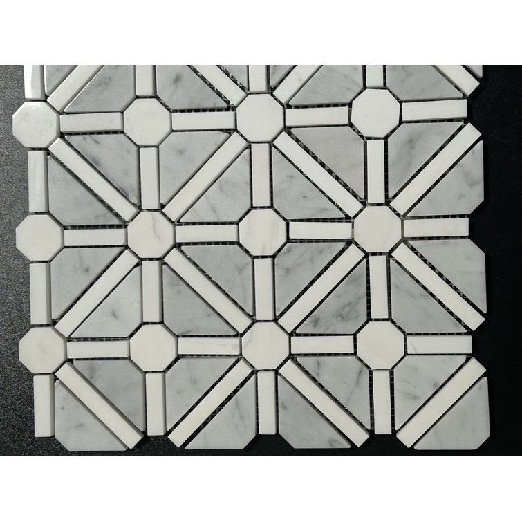 SB TILE AND STONE 3" x 3" Natural Stone Wall & Floor Mosaic Tile | Wayfair