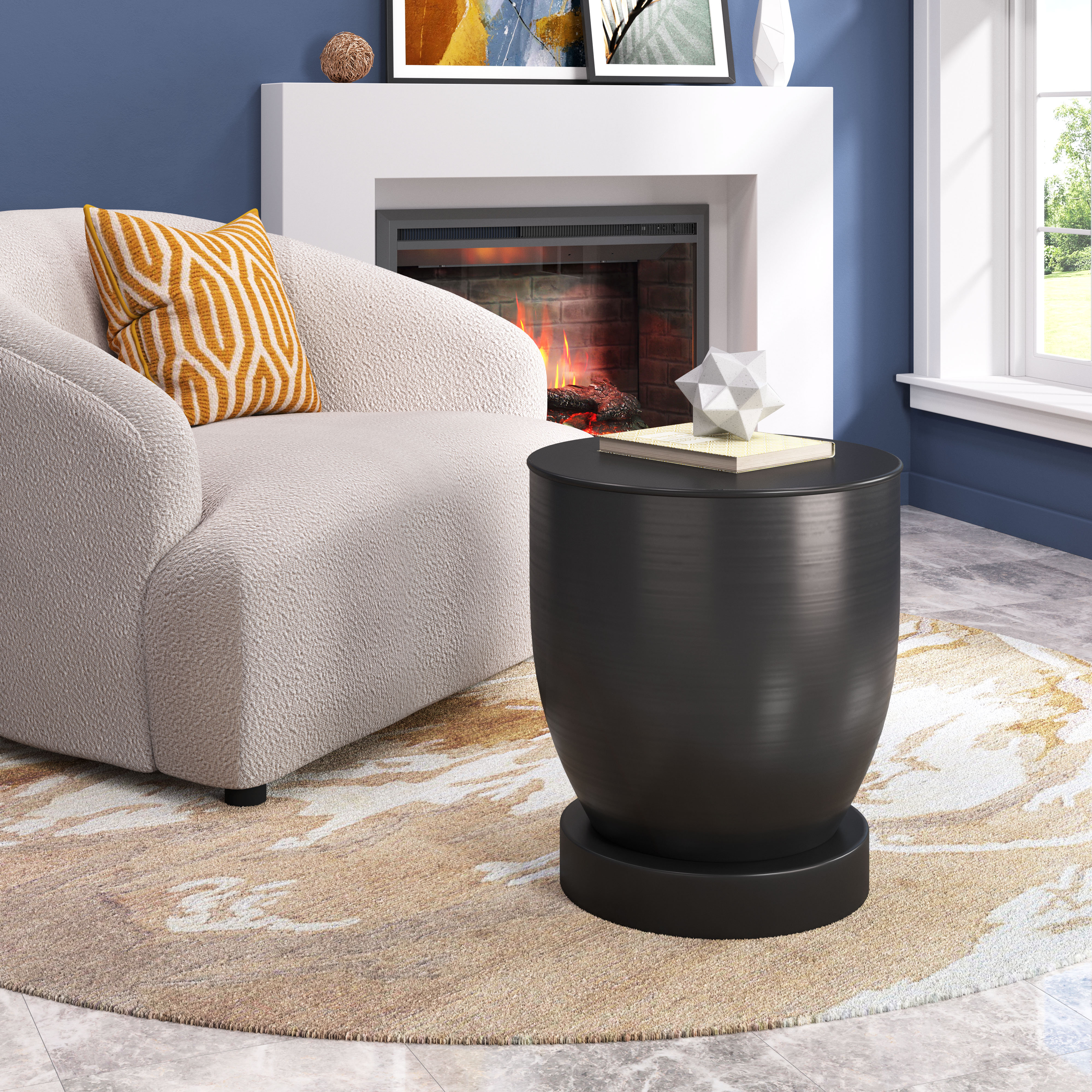 Zuo Hospitality Baku Side Table Black - Wayfair Canada