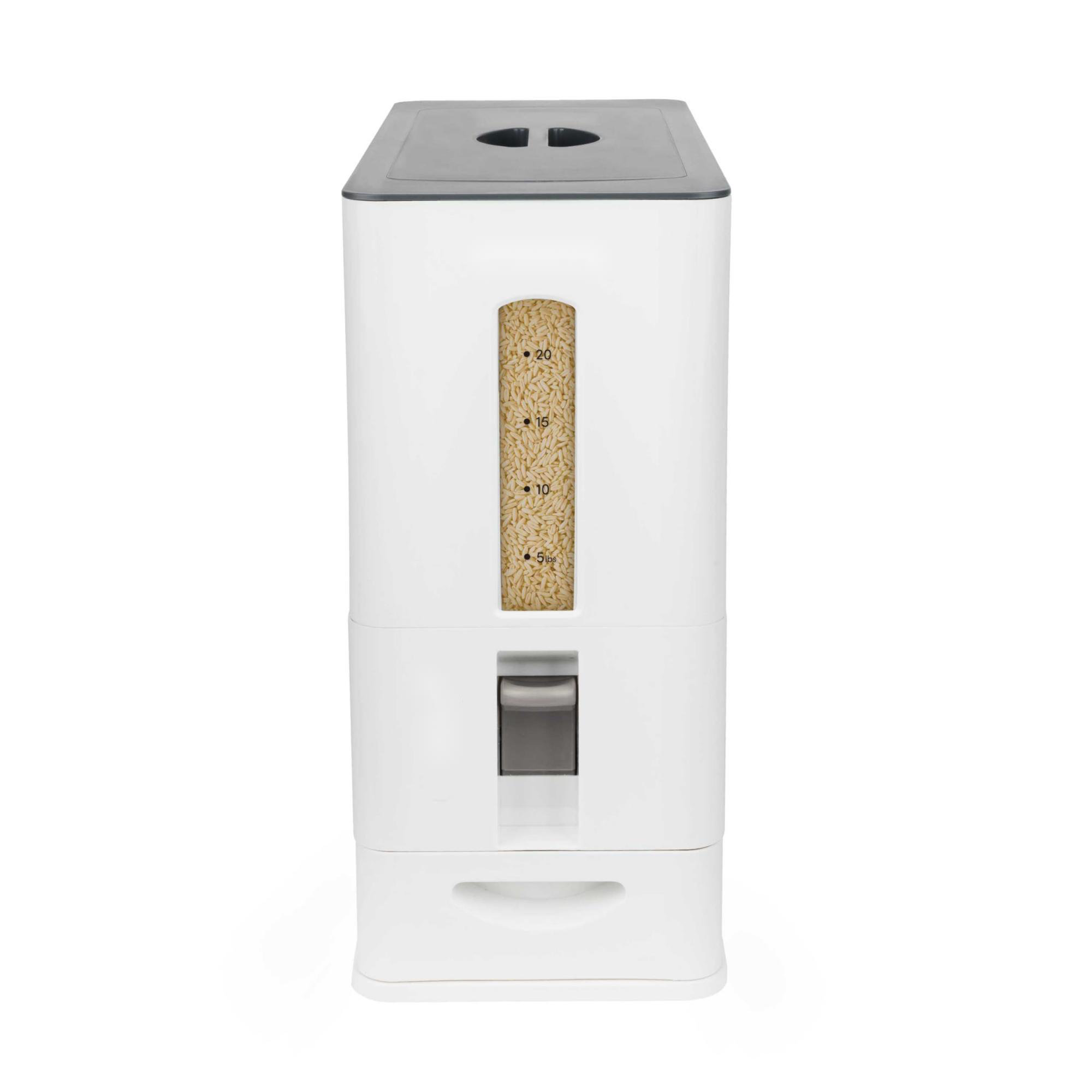 Prep & Savour 27Lbs Large Rice Dispenser,(White) | Wayfair
