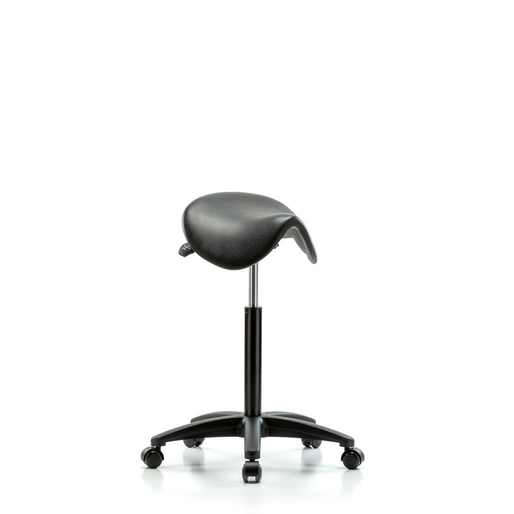 Perch Chairs & Stools Adjustable Height Ergonomic Lab Stool with Wheels ...