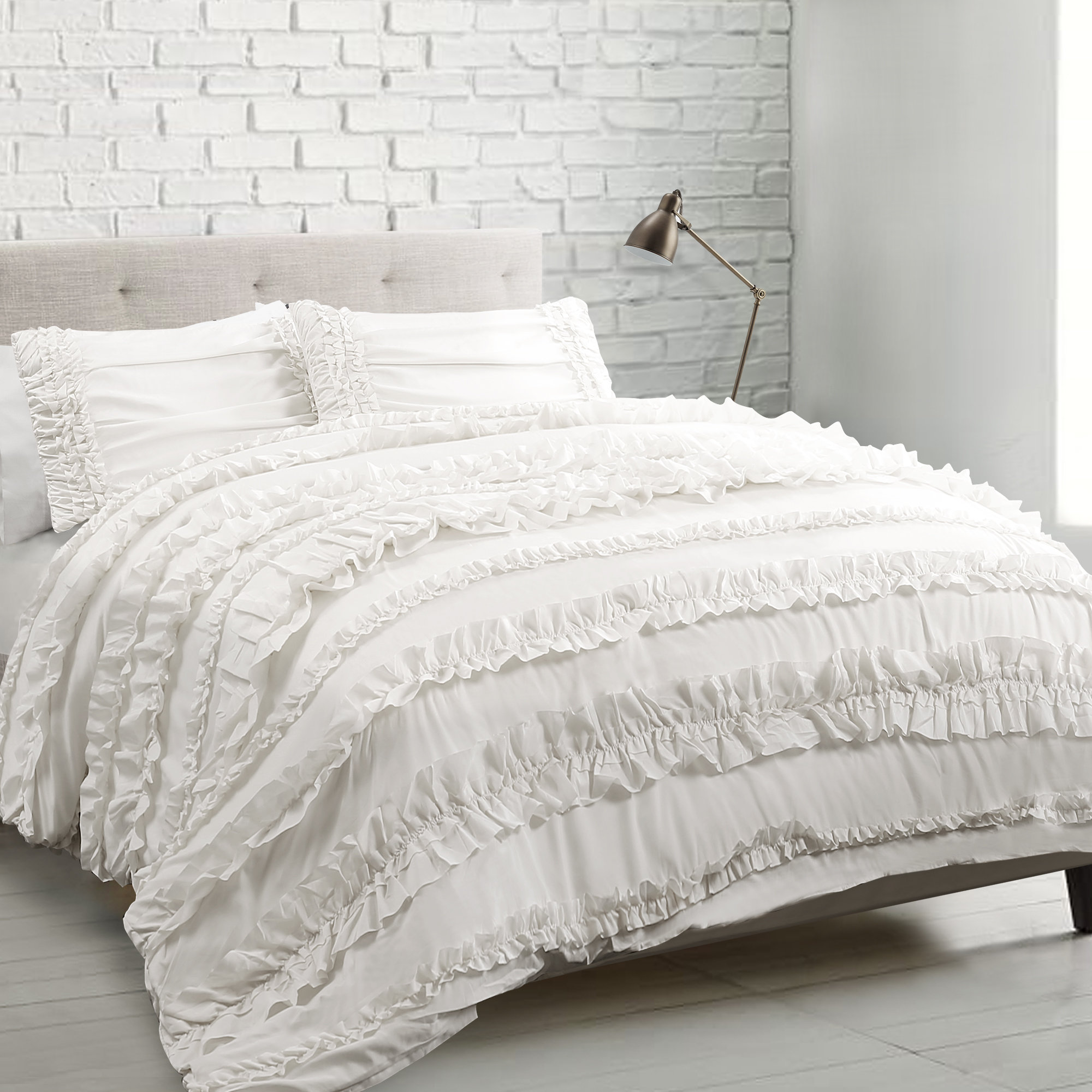 Lush Decor Belle Microfiber Traditional Comforter Set & Reviews | Wayfair