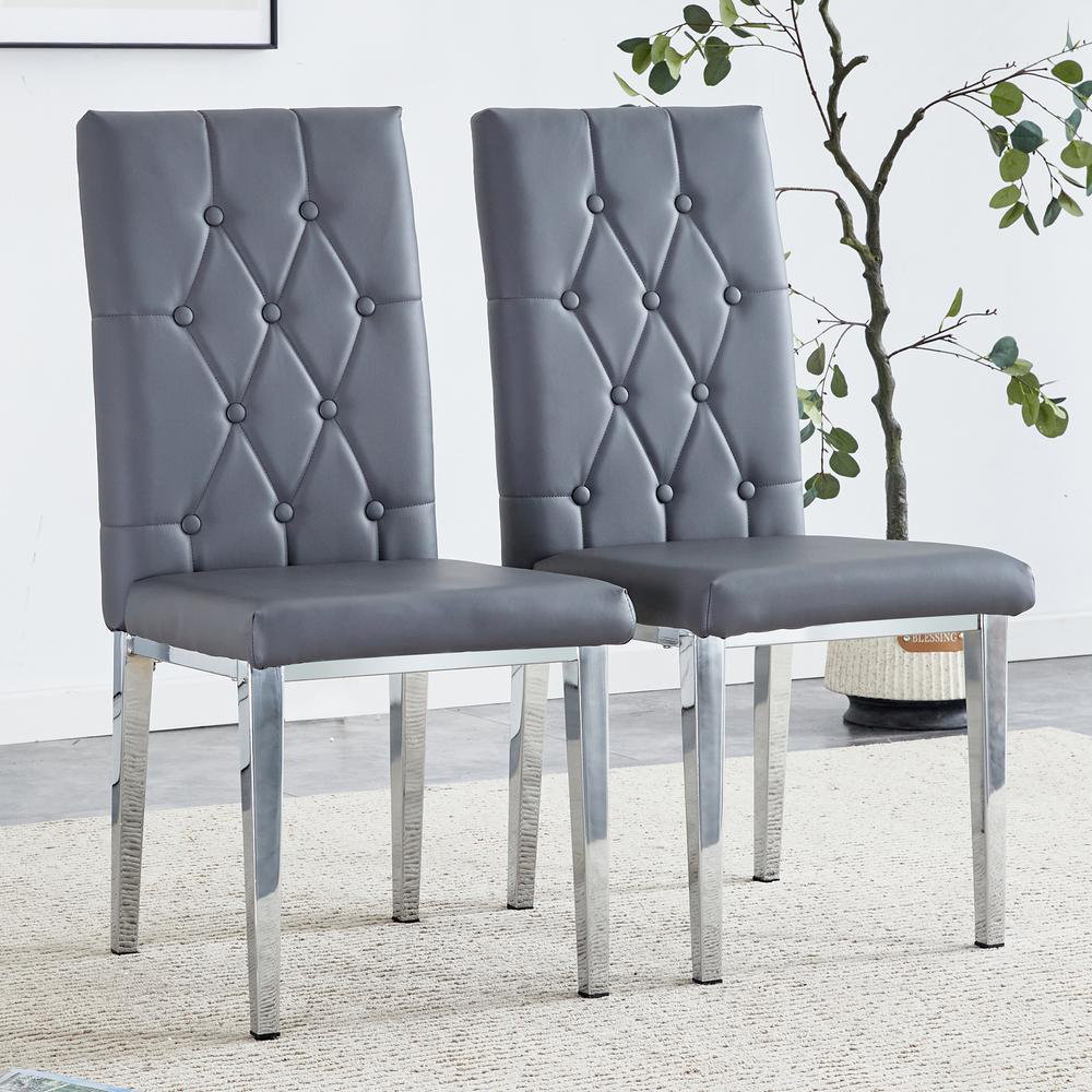 Ivy Bronx 2 piece set of armless dining chairs | Wayfair