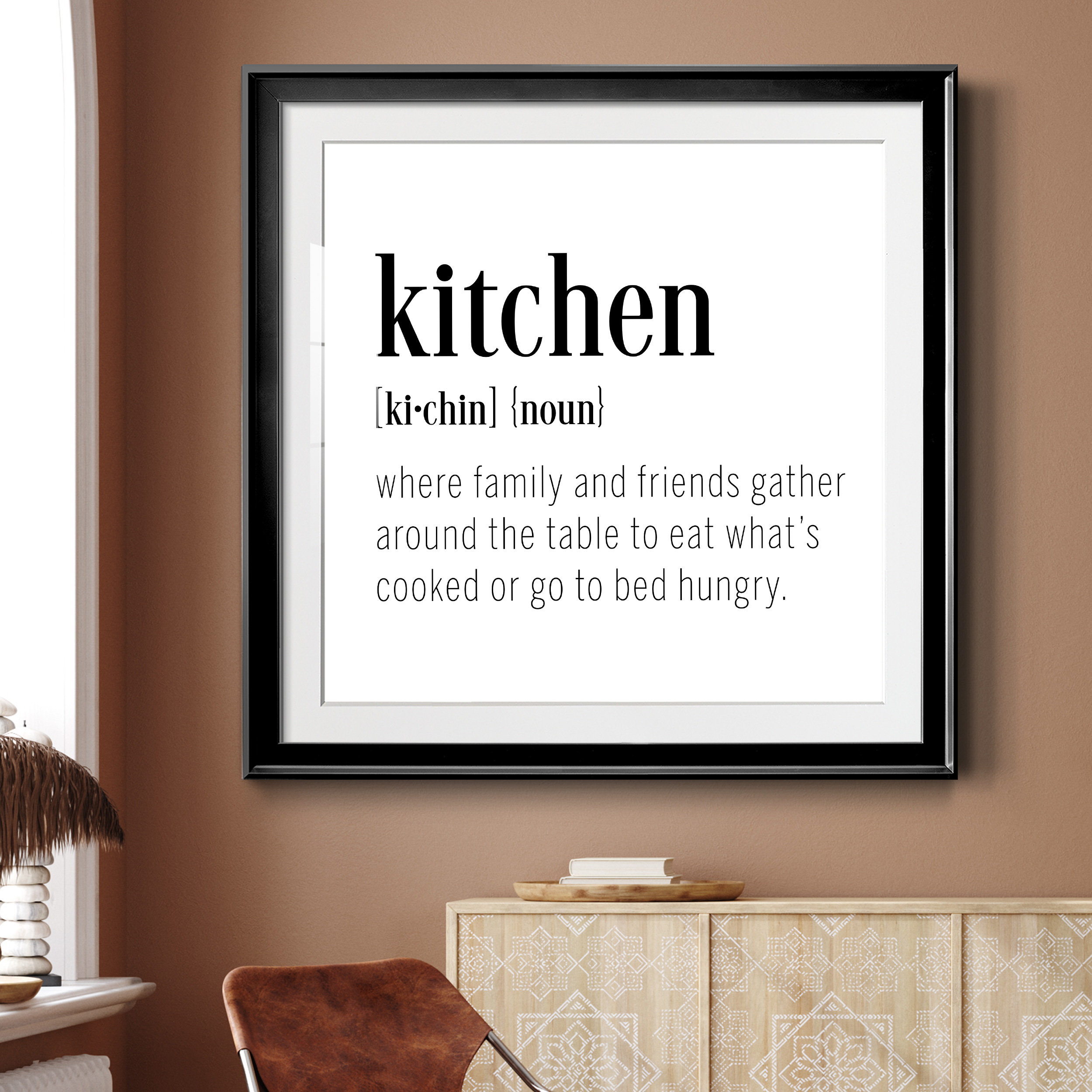 Trinx Kitchen Definition - Picture Frame Textual Art | Wayfair