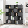 Rebrilliant 20-Cube Storage Organizer With Doors, Black Freestanding ...