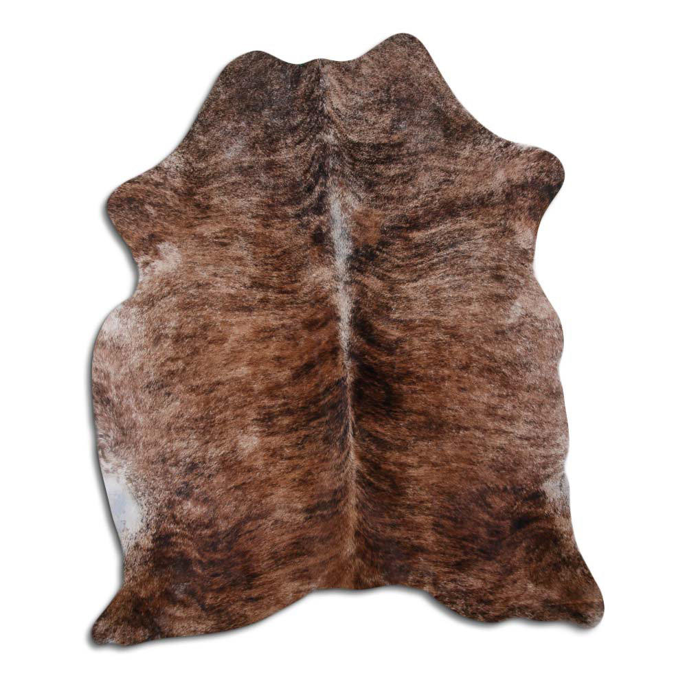 Foundry Select NATURAL HAIR ON Cowhide RUG MEDIUM BRINDLE 2 - 3 M GRADE ...