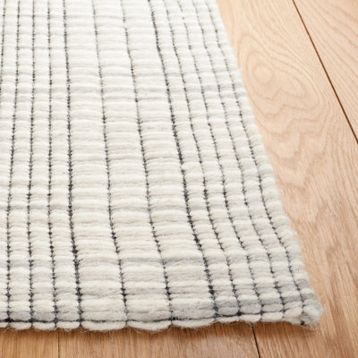 Birch Lane™ Hoxton Flatweave Wool Striped Rug & Reviews | Wayfair
