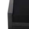 One Allium Way® Dark Grey Wood Bench Featuring Water- Upholstery And ...