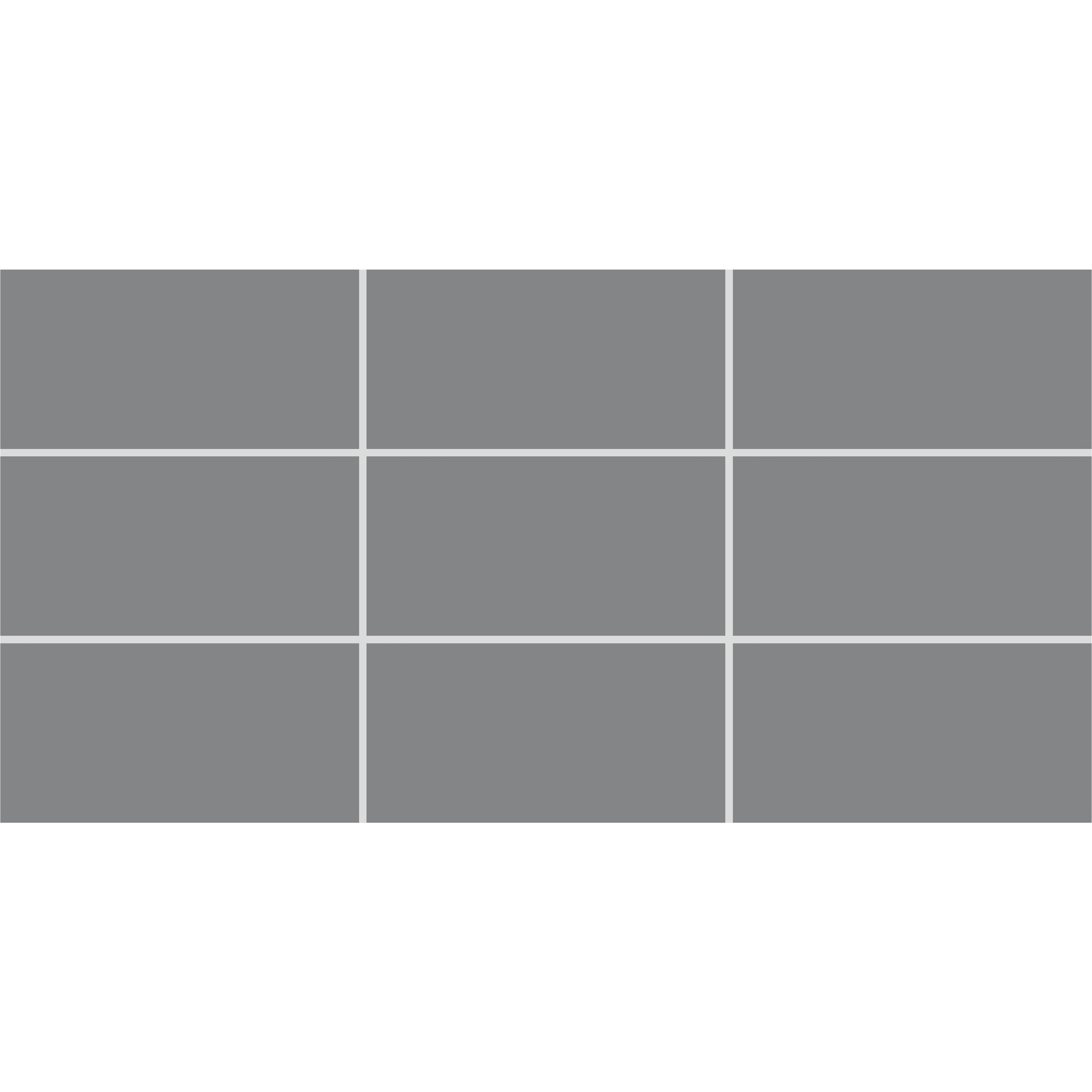 Itona Tile Colour Wheel Linear 4" x 8" Ceramic Wall Tile (42 PC per ...