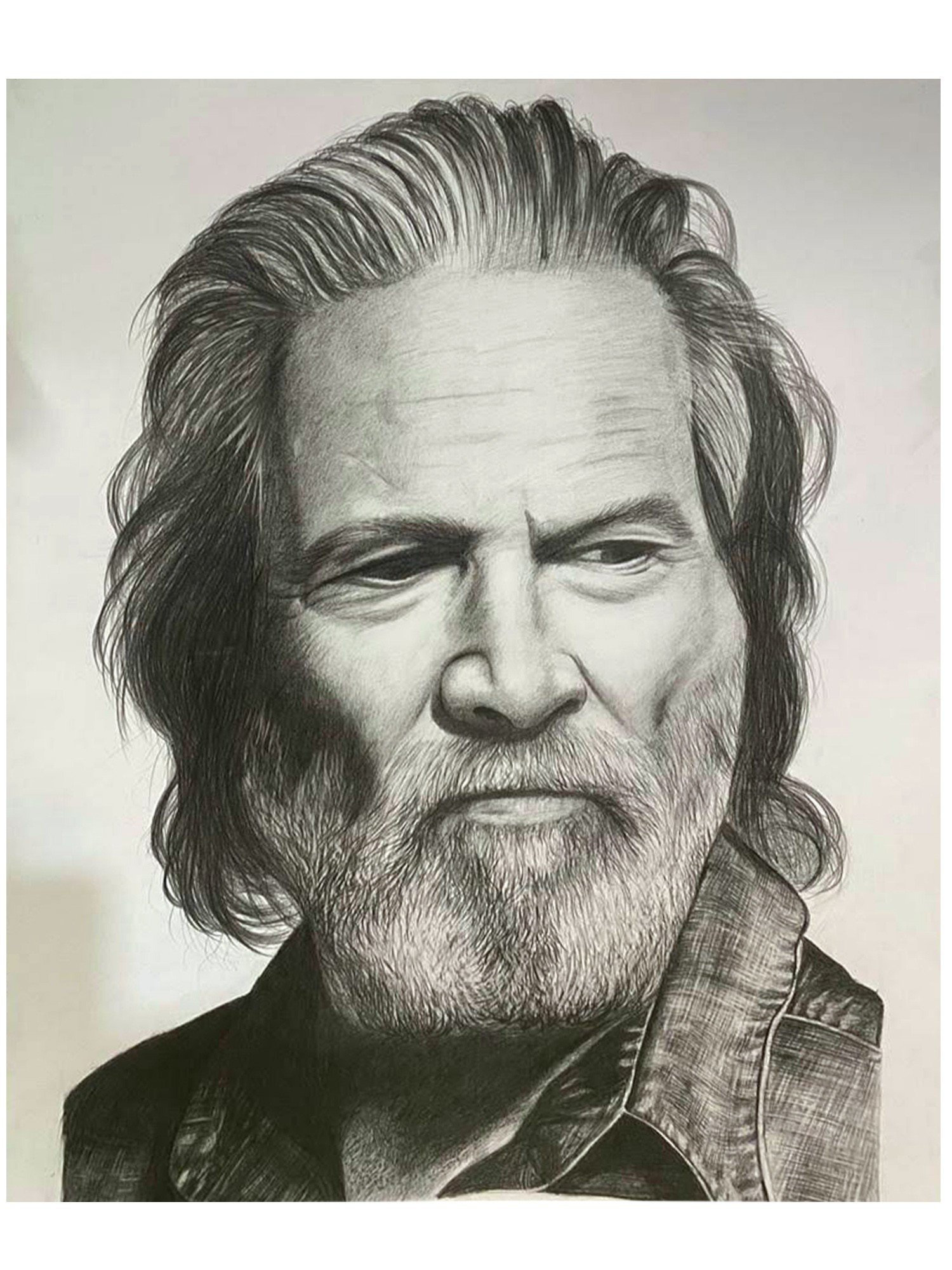 Exotic India An Old Man (Black And White)| Pencil Shading Cartridge ...