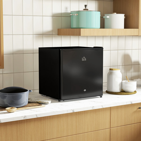 Brayden Studio Cardali 46 L Countertop Mini Fridge with Freezer ...