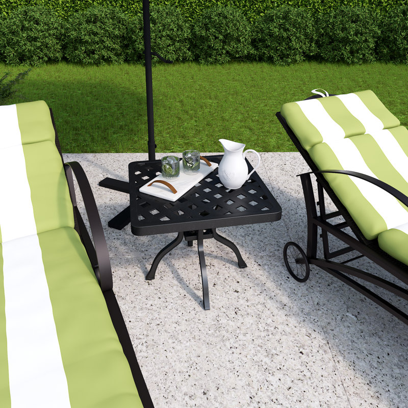 Three Posts™ Carterton 21'' Square Patio End Table & Reviews | Wayfair