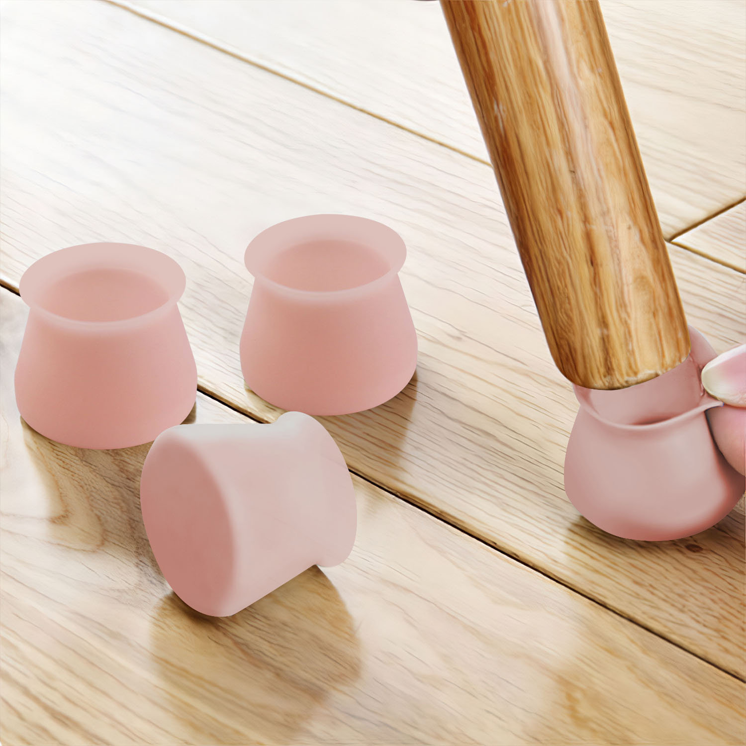 Liwarace Silicone Table Chair Leg Protection Covers Furniture Non-Slip ...