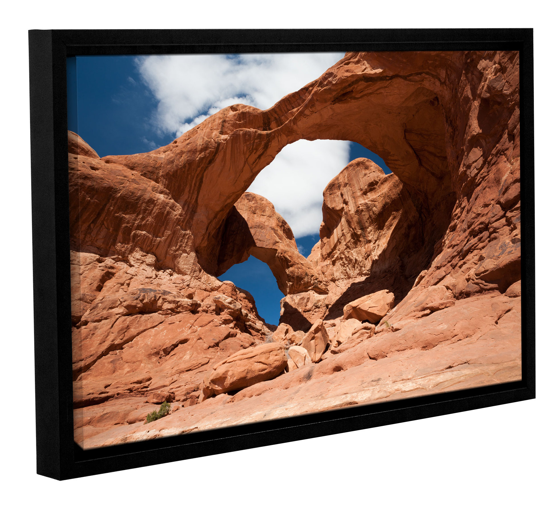 Loon Peak® 'Double Arch Horizontal' by Cody York Framed Photographic ...