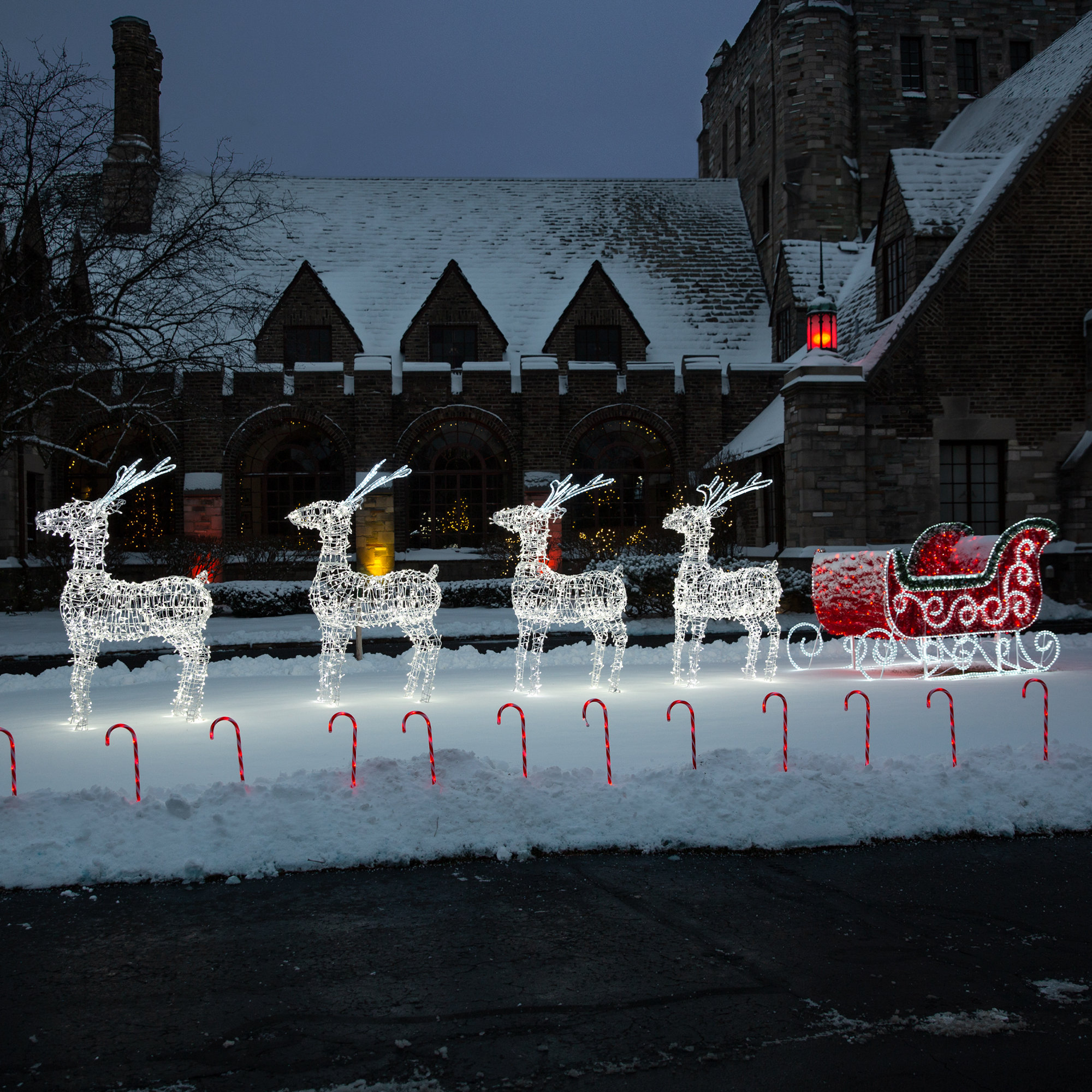 Northlight Seasonal 14.75' Pre-Lit Commercial Size 3D Reindeer and ...