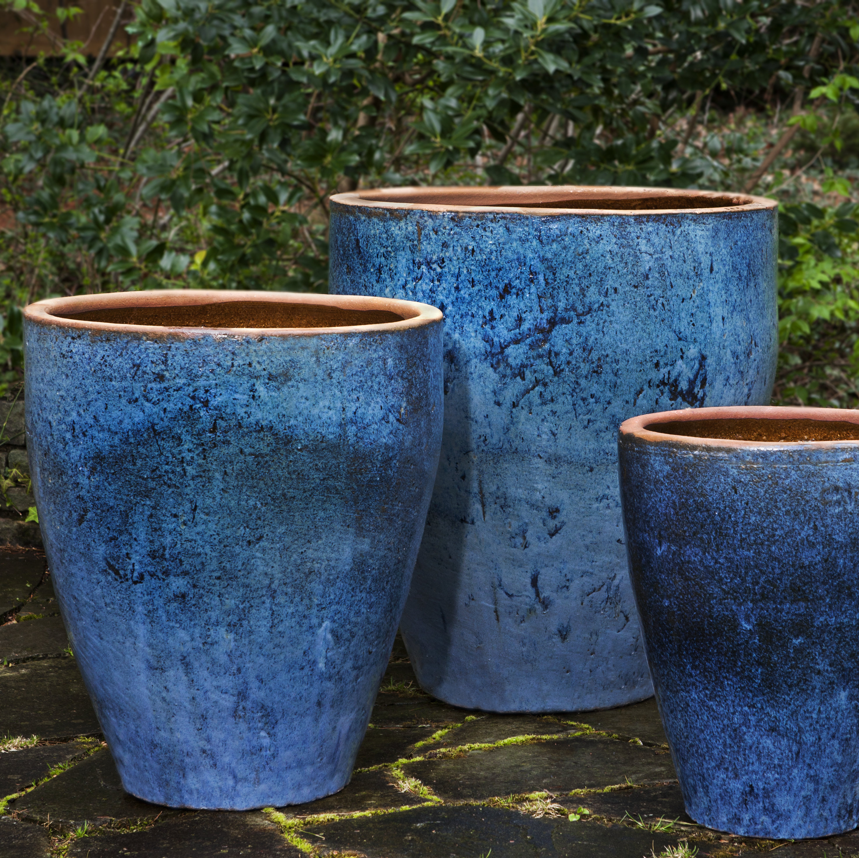 Dakota Fields Borger 3 - Piece Glazed Terracotta Pot Planter Set ...