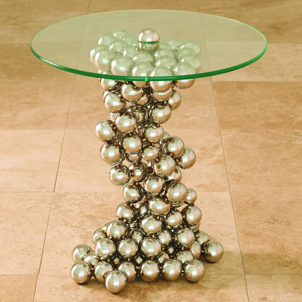 Global Views Sphere Table-Nickel & Reviews | Wayfair