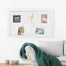 Lark Manor™ Large Wire White Framed Bulletin Boards For Walls ...