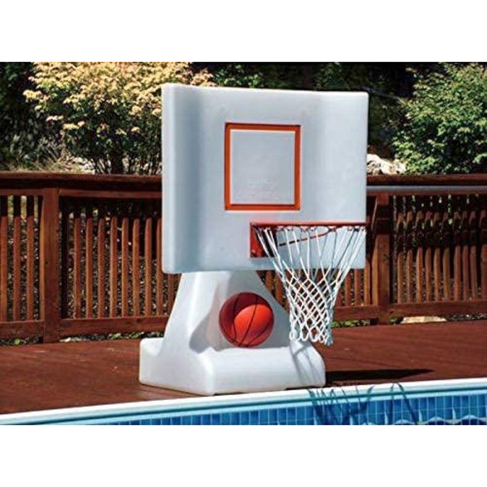 Good Ideas 44.13" Outdoor Poolside Basketball Hoop (Ball Included ...