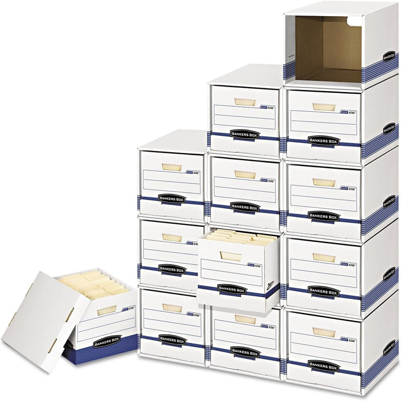 RTMB LLC File And Cube Storage Box, Legal/Letter Size, | Wayfair