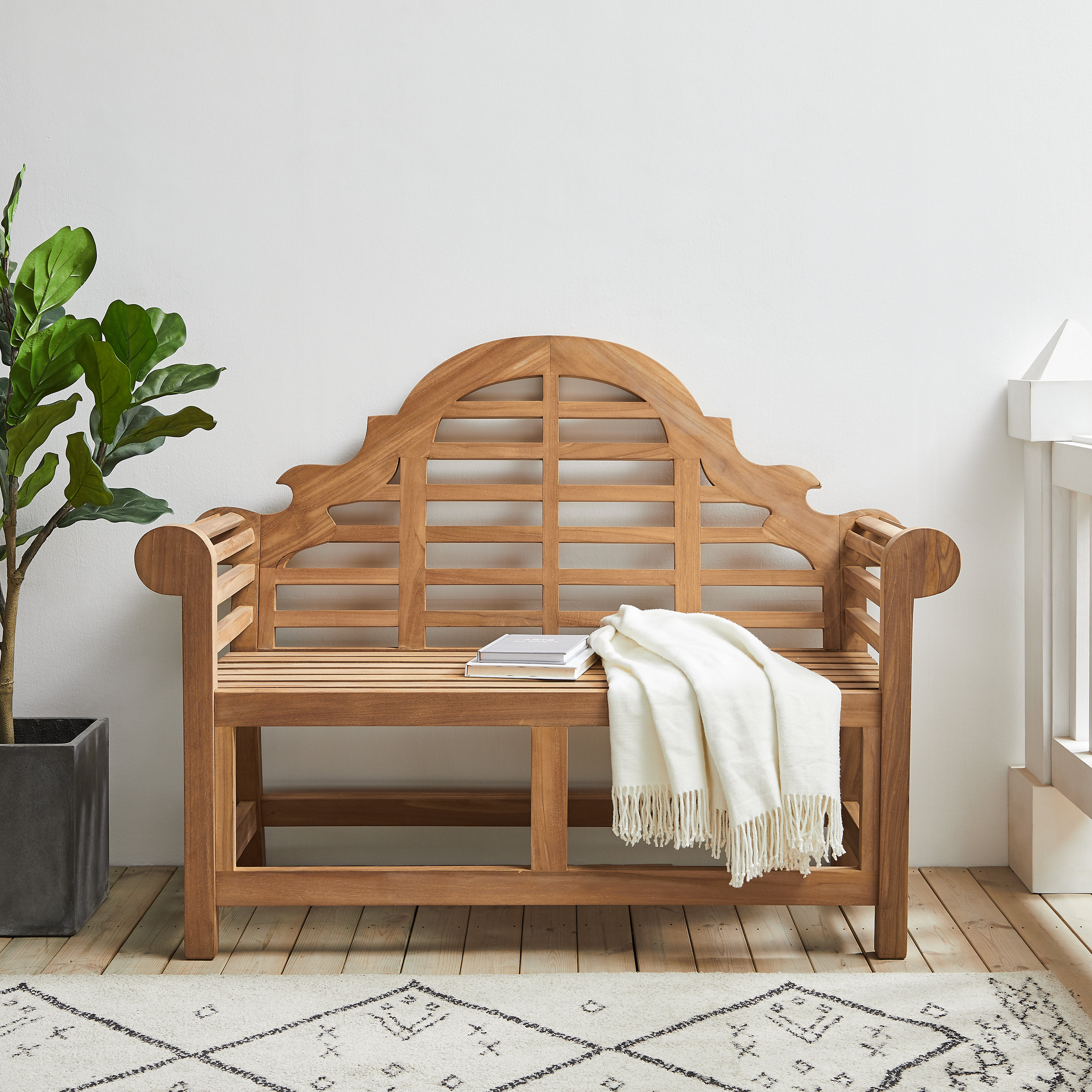 Birch Lane™ Tad Teak Garden Bench & Reviews - Wayfair Canada