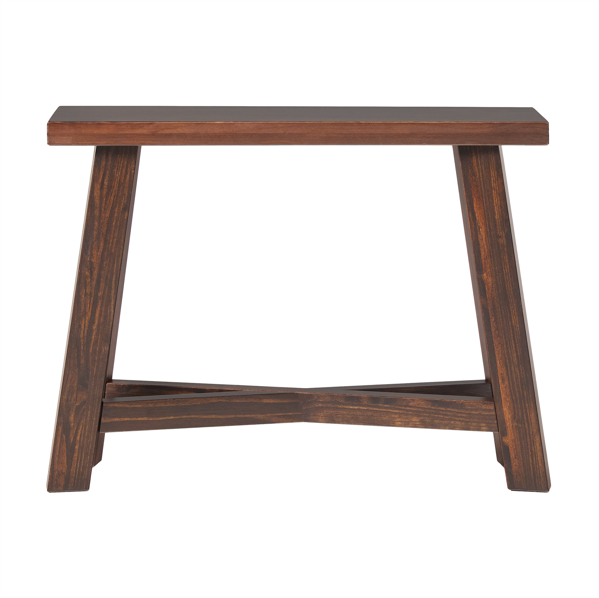 Winston Porter Modern Farmhouse Rustic Solid Wood 40" Console Table ...