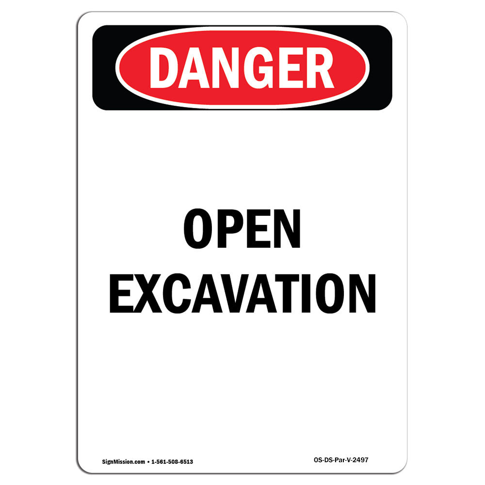 SignMission Open Excavation Sign | Wayfair
