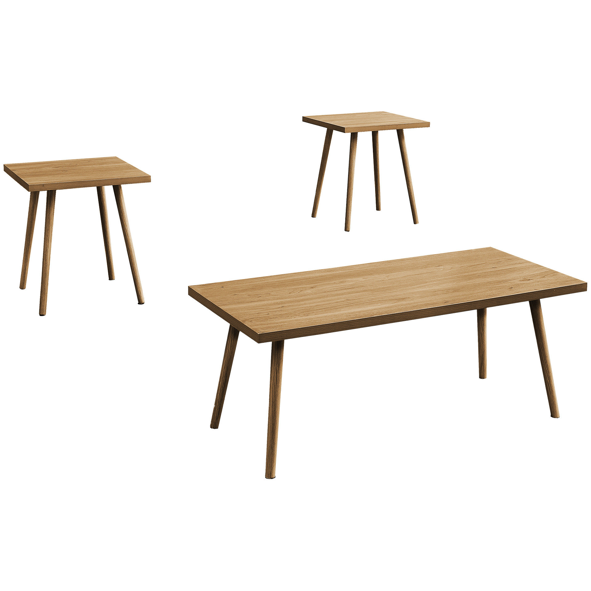 George Oliver 3, Contemporary Table , Walnut Laminate, Coffee Tables ...