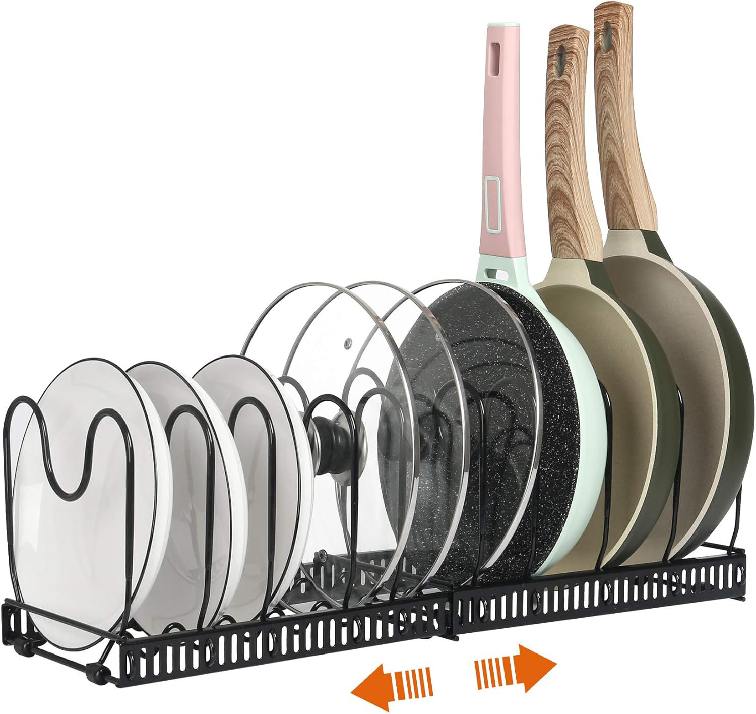 Prep & Savour Iron Rectangle Countertop / Cabinet Pot Rack | Wayfair