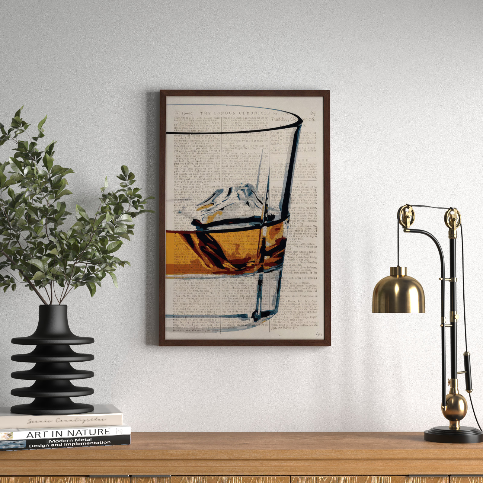 Trent Austin Design® One Cube Framed On Paper by Eyre Tarney Print ...