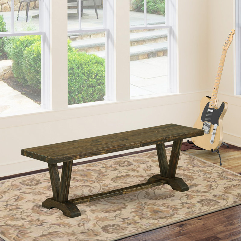 Sand & Stable Salal Solid Wood Bench & Reviews | Wayfair