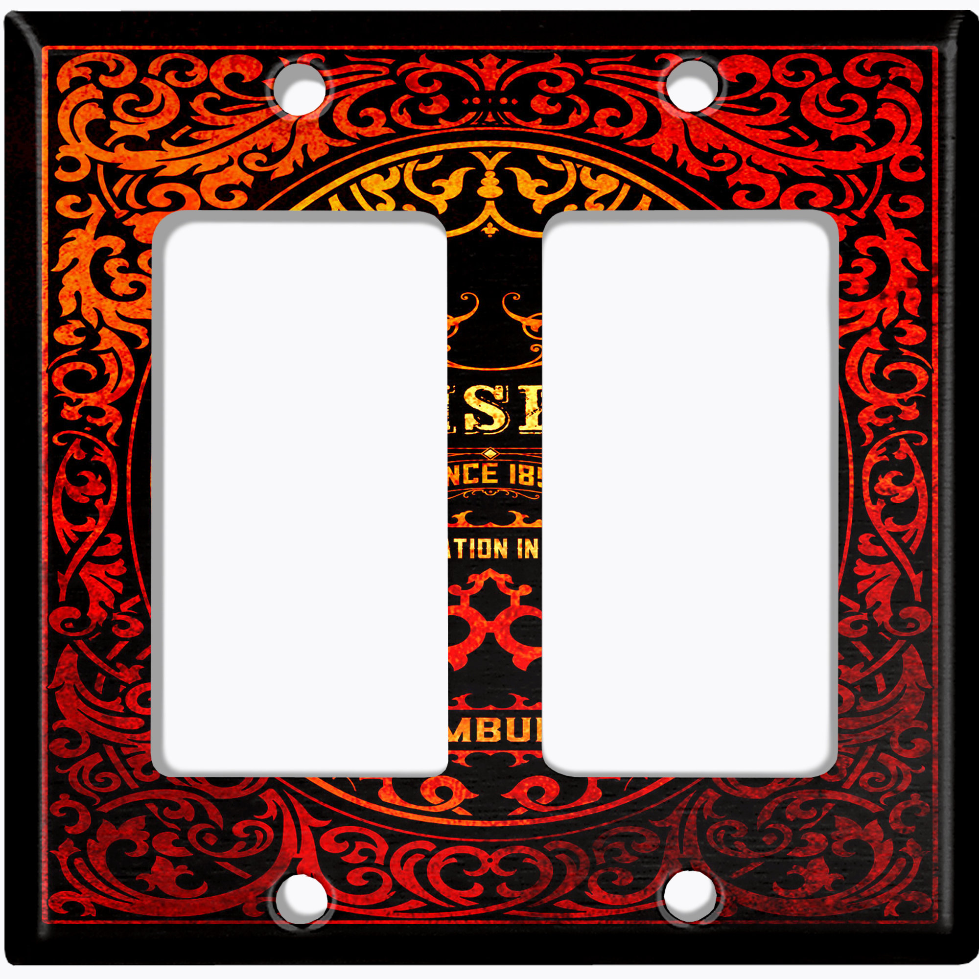 WorldAcc Metal Light Switch Plate Outlet Cover (Vintage Scottish ...