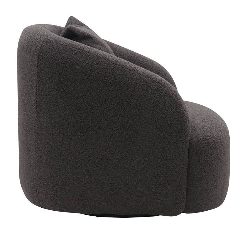 Greenspring 29.52'' Wide Velvet Club Chair Upholstered Barrel Chair ...