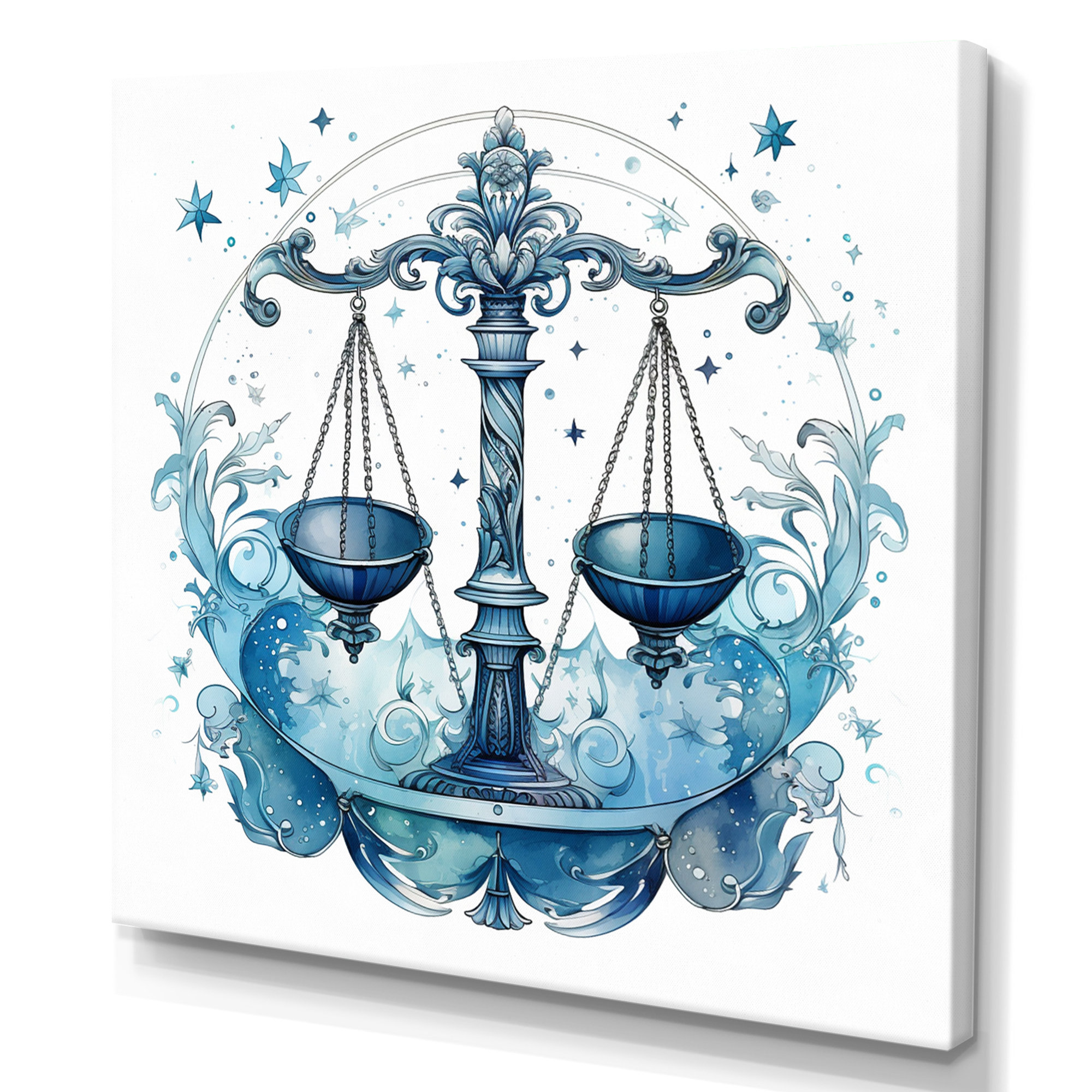 House of Hampton® Libra Zodiac Sign III On Canvas Print | Wayfair