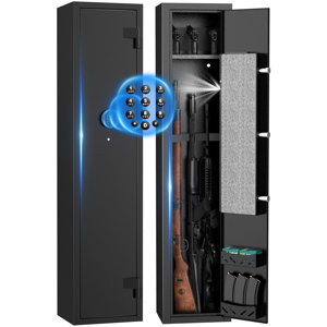 Besafety 2-4 Long Gun Safes, Gun Cabinets For Home Storage Of Rifle And ...