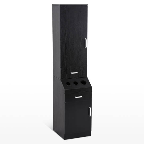 Everly Quinn Makeup Organizer With LED Light And Mirror | Wayfair
