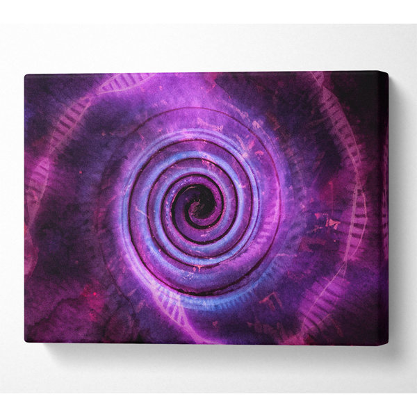 Metro Lane Wormhole Pink - Wrapped Canvas Art Prints | Wayfair.co.uk