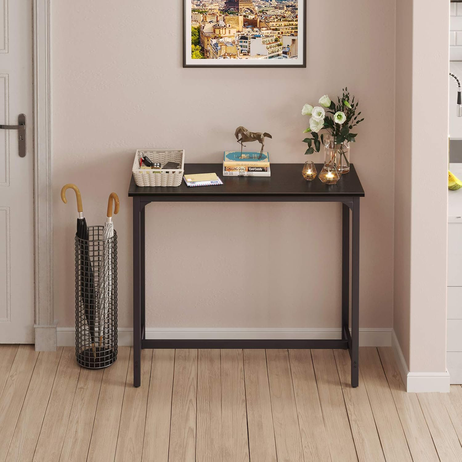 Ebern Designs 55 Inch Bar Table, Bar Height Pub Table, Counter Height ...