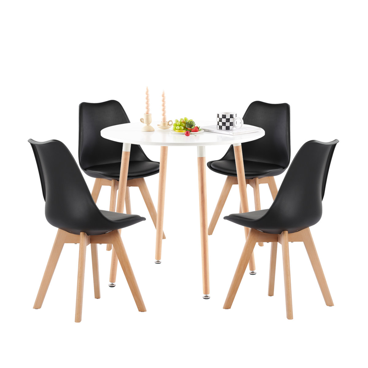 George Oliver Kentae Round 31.5'' Dining Set | Wayfair