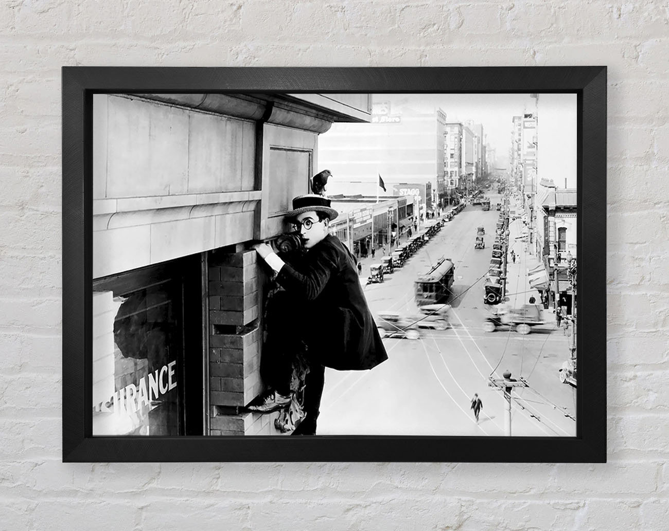 Bright Star Harold Lloyd Building - Single Picture Frame Art Prints ...