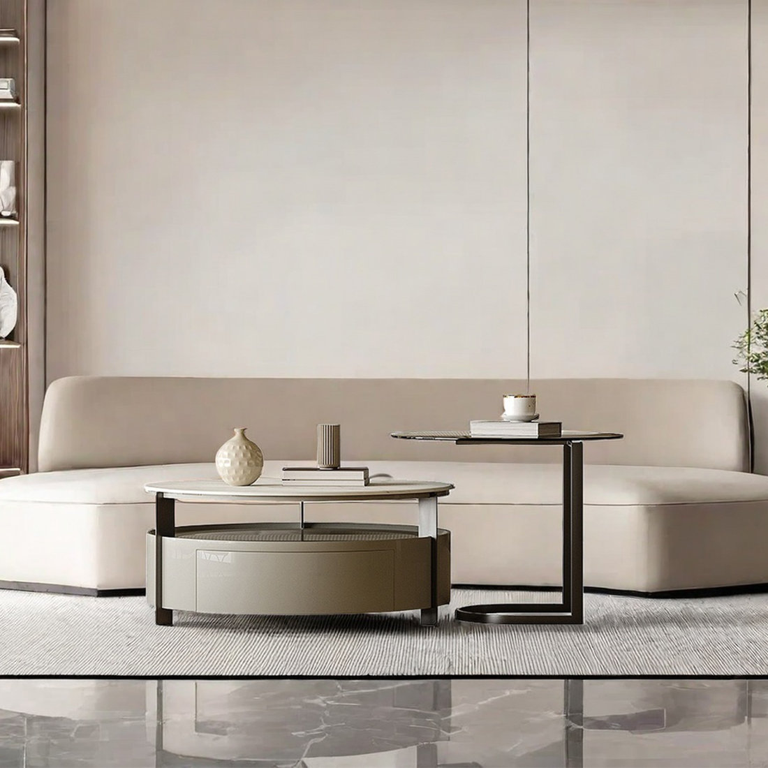 LIZIYE Modern Simple Style Coffee Table Set - Wayfair Canada