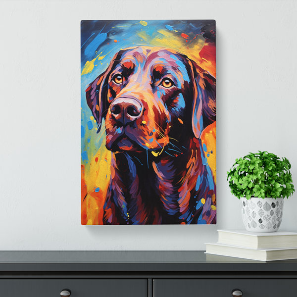 17 Stories Labrador Retriever Abstract - No Frame Art Prints | Wayfair ...
